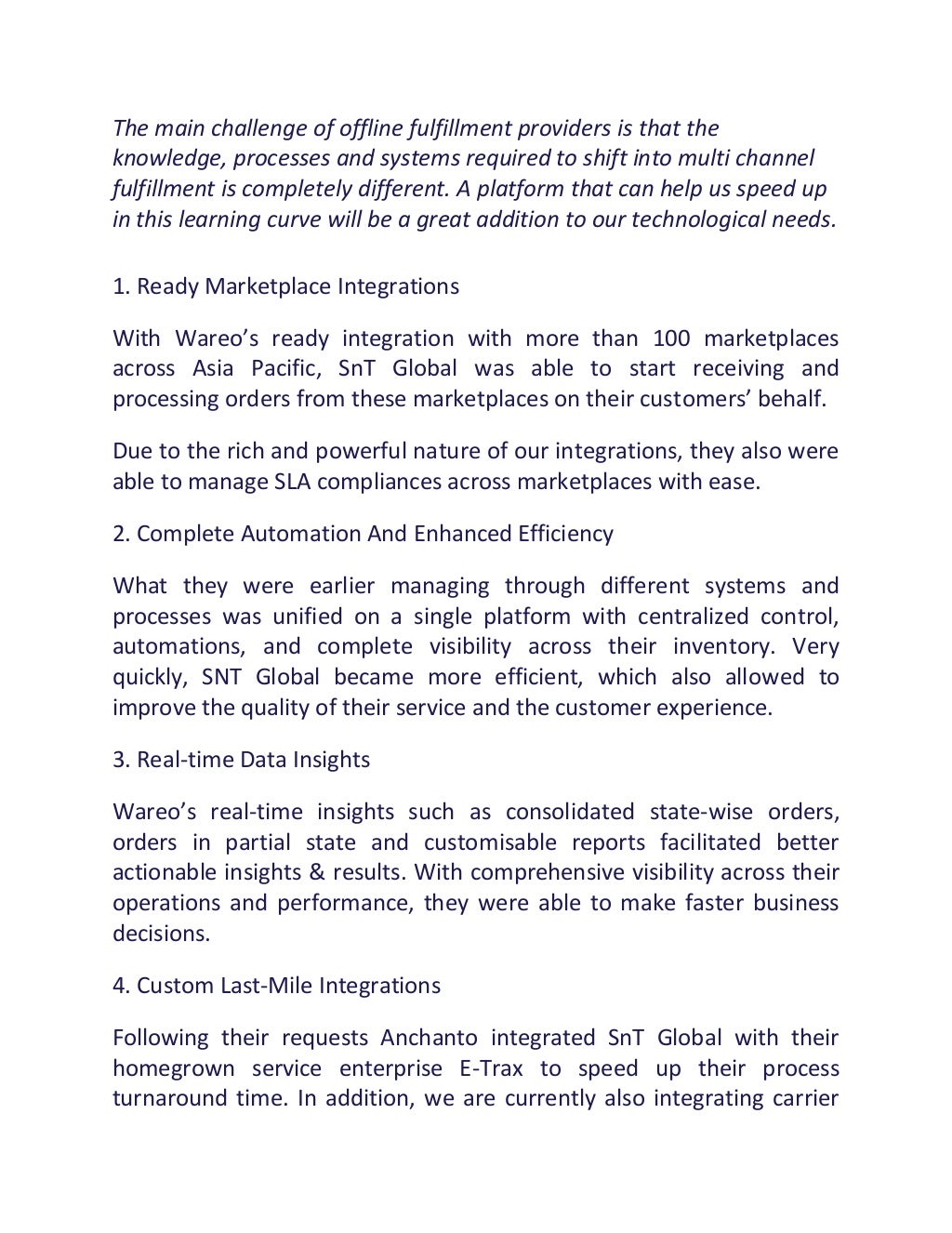 Launching successful e commerce logistics in malaysia snt logistics