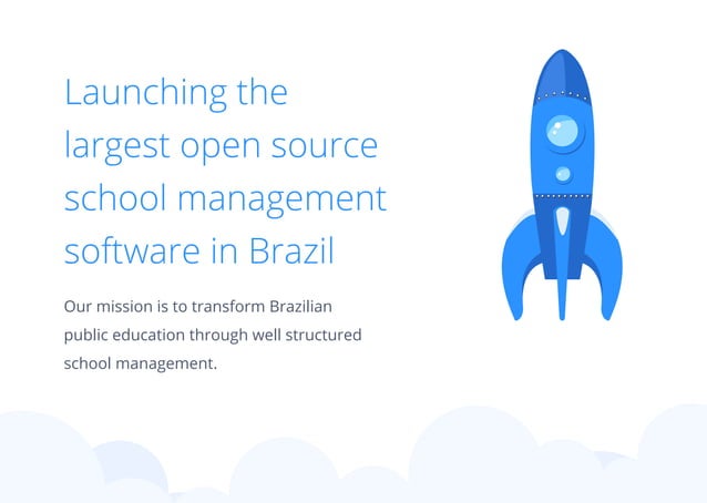 Launching the largest open source school management software in Brazil ...