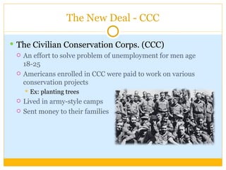 Launching The New Deal | PPT | Economy | Business and Finance