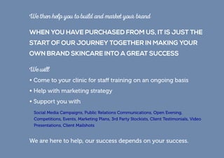 Launching your own brand skincare 5 squirrels introduction | PDF