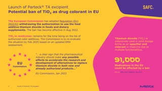 Launch of our new Titanium Dioxide Alternative | PDF