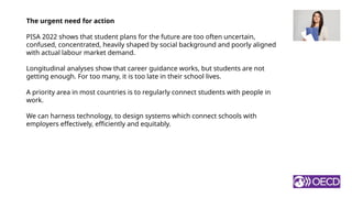 Launch of The State of Global Teenage Career Preparation - Andreas Schleicher - OECD 20 May 2025 ...