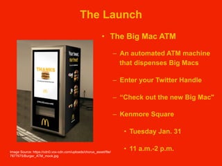Schneider Associates Launch of the week: McDonald's Big Mac ATM | PPT