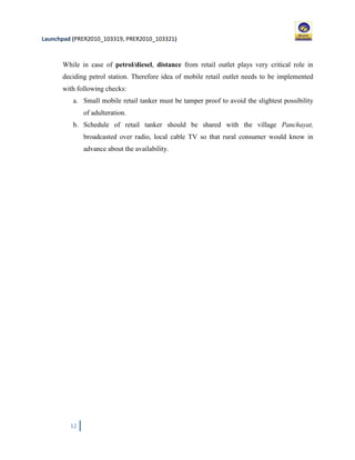 BPCL Casestudy Solution - Launchpad 2010 | DOCX