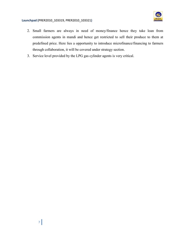 BPCL Casestudy Solution - Launchpad 2010 | DOCX