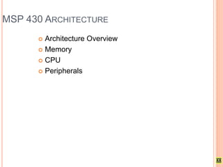 LaunchPad MSP 430 | PPT