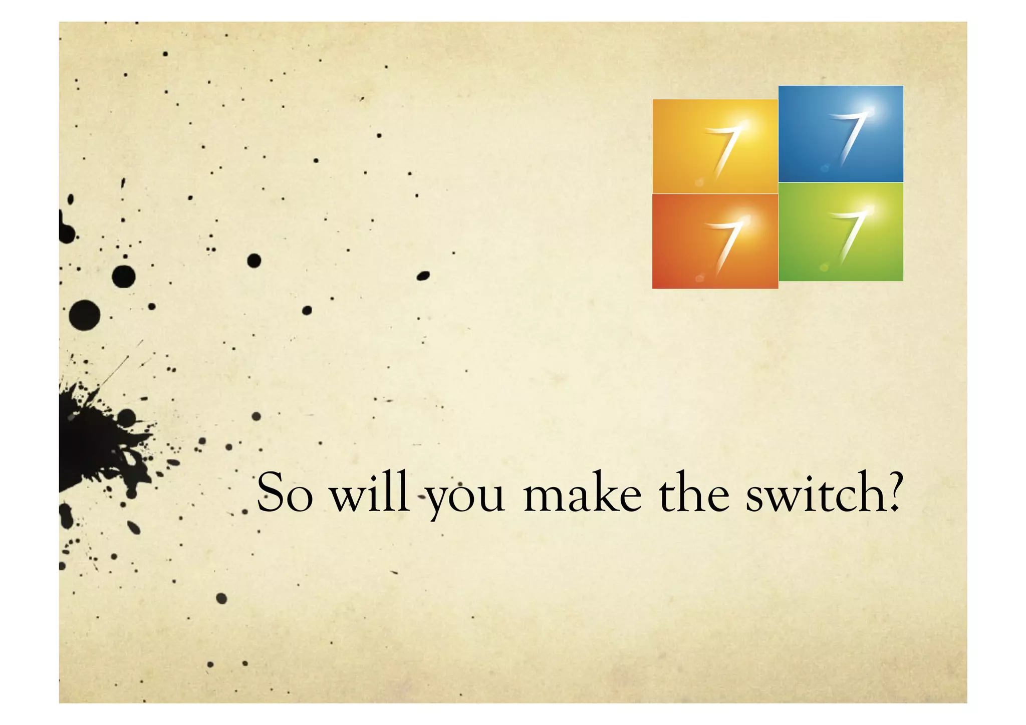 Windows 7 Launch party | PDF