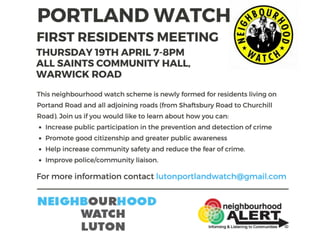 Portland Watch - setting up a local neighbourhood watch scheme | PPT