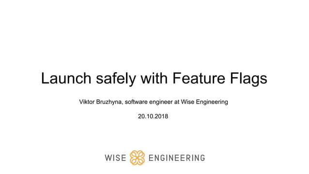 Launch safely with Feature Flags | PDF
