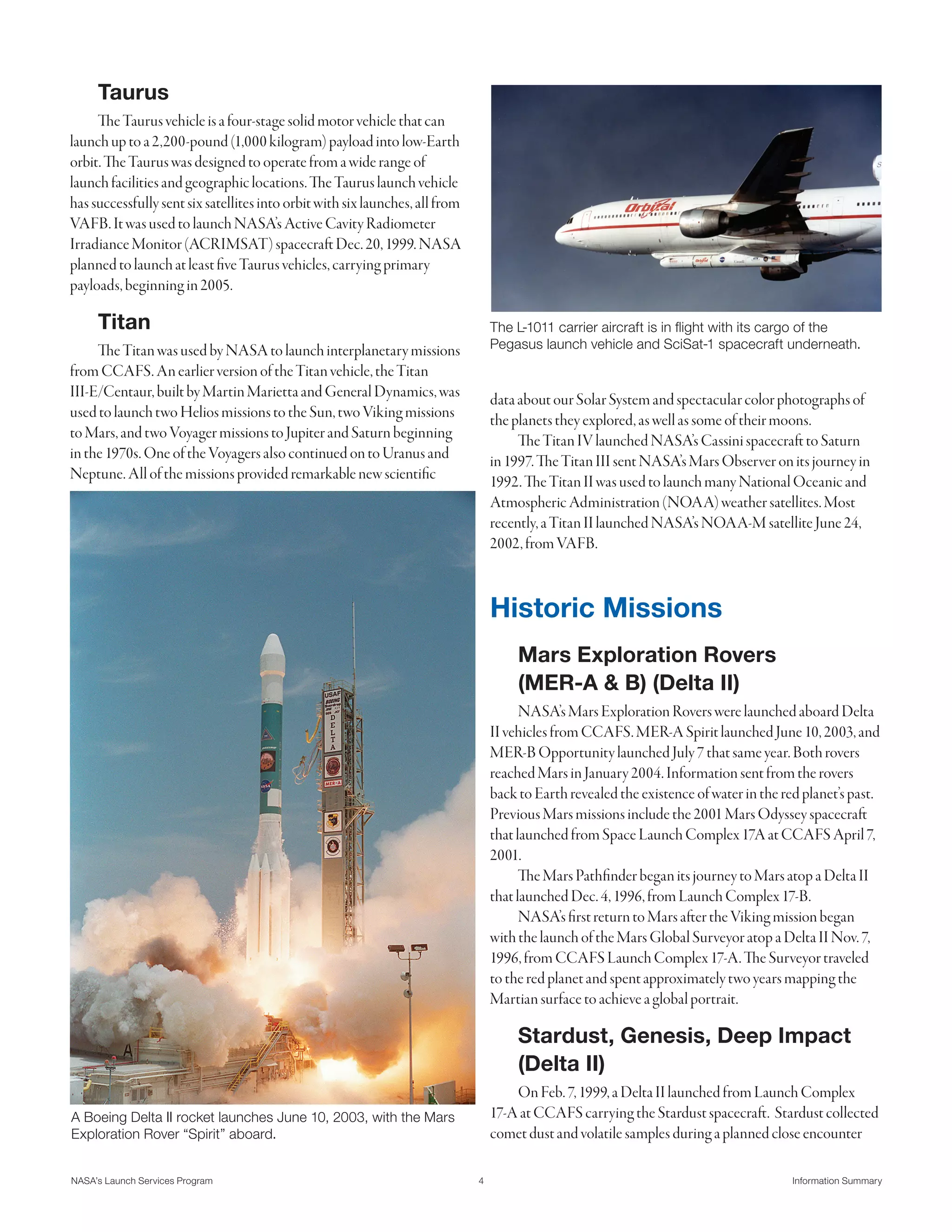 Launch Services Program | PDF