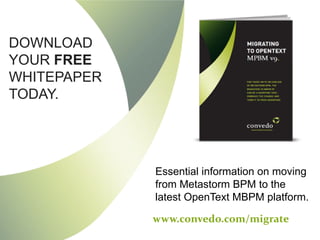 Migrating to OpenText MBPM v9 | PDF
