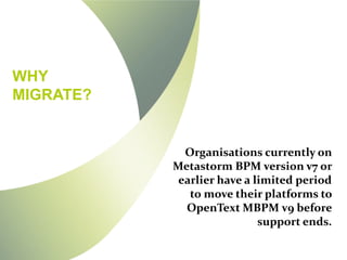 Migrating to OpenText MBPM v9 | PDF