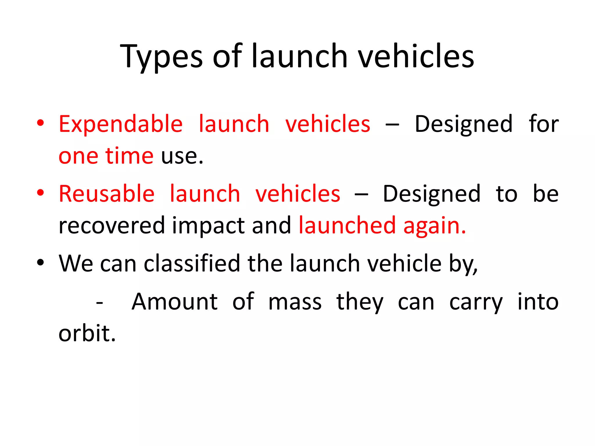 Launch Vehicles and Propulsion_Satellite Communication | PPTX