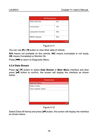 Launch X431 CReader V+ User Manual | PDF