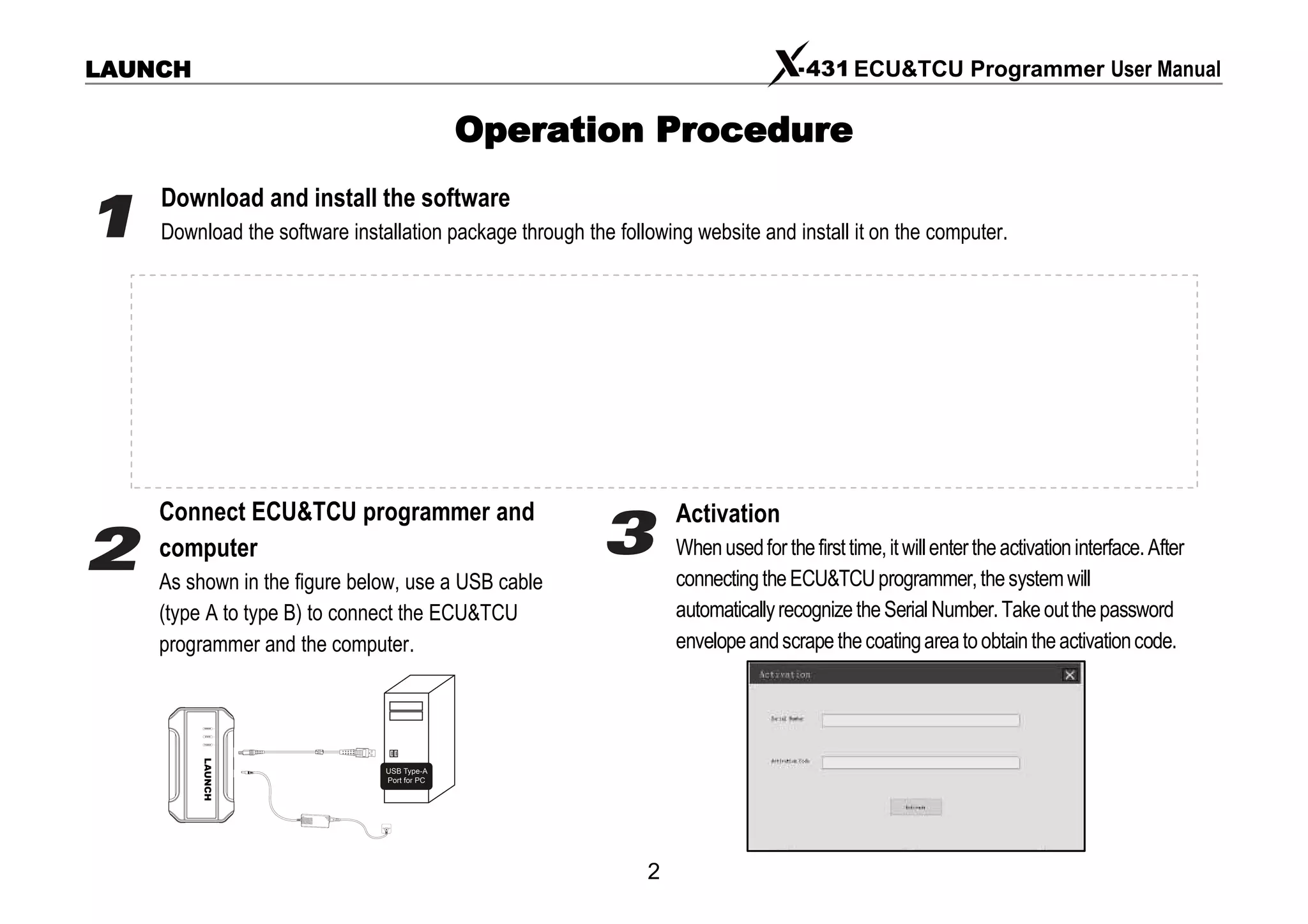 Launch X431 ECU Programmer User Manual.pdf | Operating Systems | Computer Software and Applications