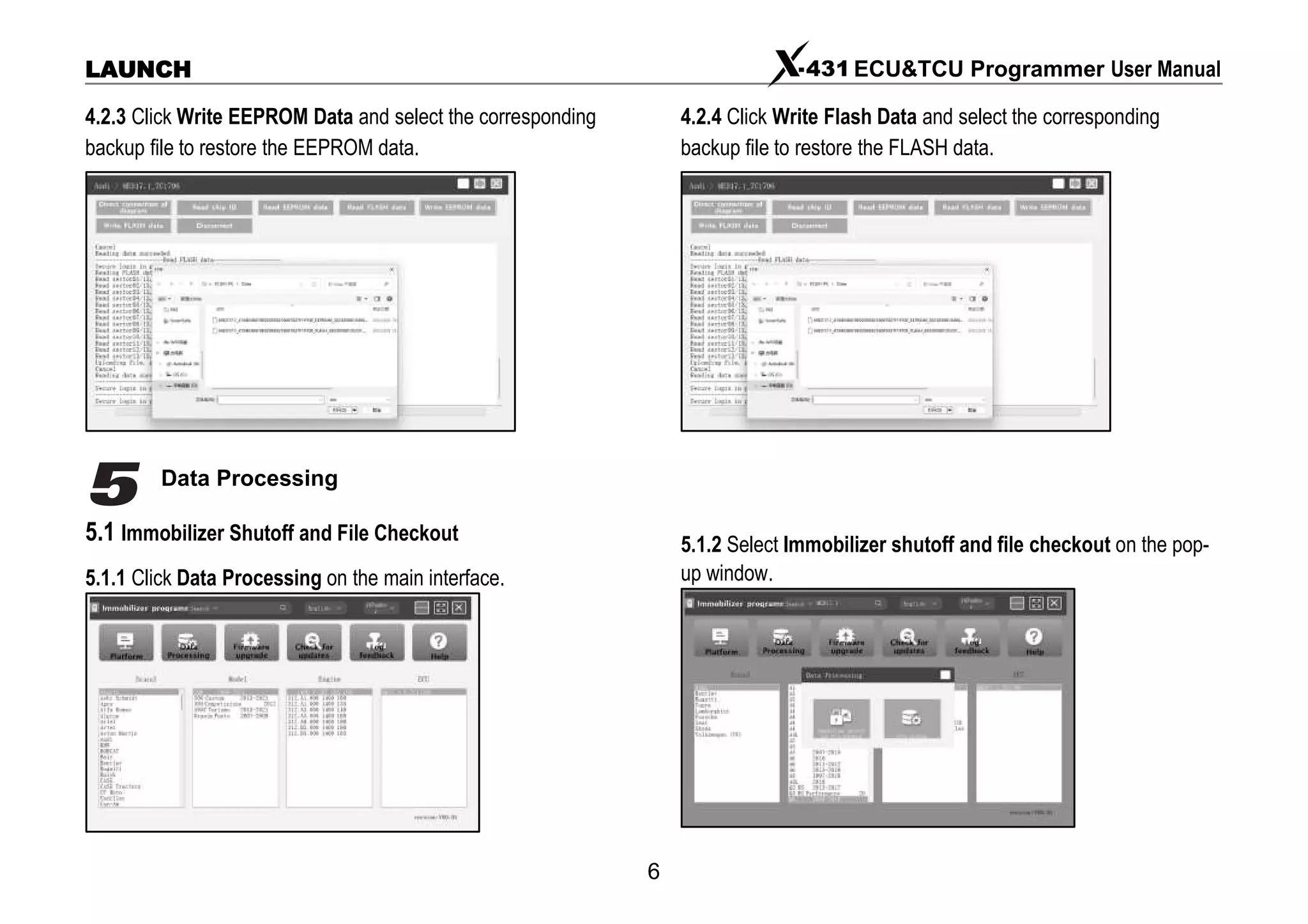Launch X431 ECU Programmer User Manual.pdf | Operating Systems | Computer Software and Applications