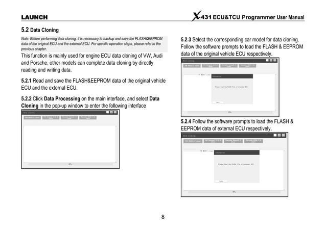 Launch X431 ECU Programmer User Manual.pdf | Operating Systems ...