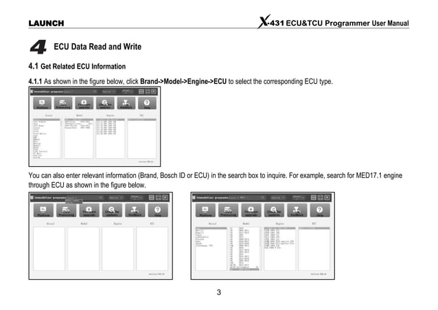 Launch X431 ECU Programmer User Manual.pdf | Operating Systems ...