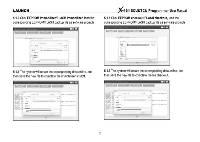 Launch X431 ECU Programmer User Manual.pdf | Operating Systems ...