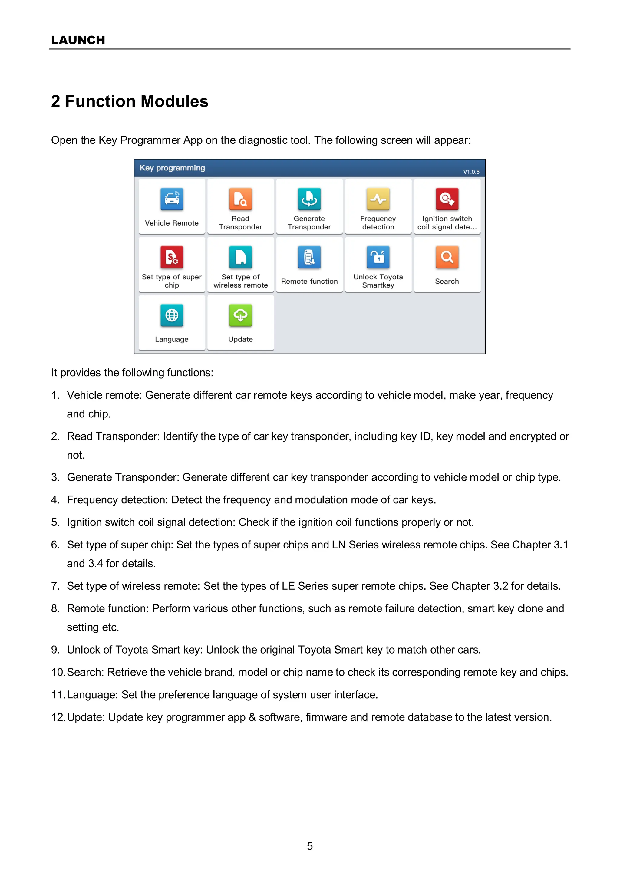 Launch X431 Key Programmer User Manual.pdf