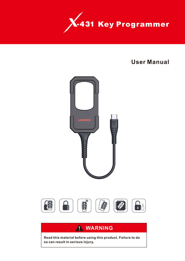 Launch X431 Key Programmer User Manual.pdf | Computer Peripherals | Computing