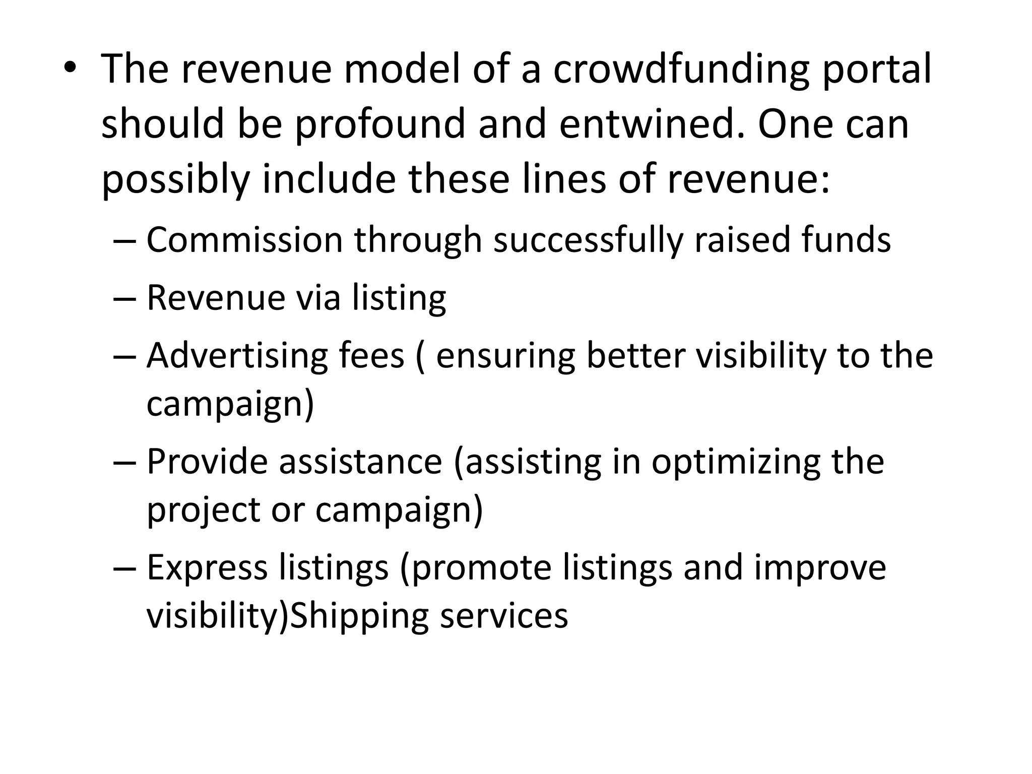 Roadmap to launch your crowdfunding platform: Business Model & features ...