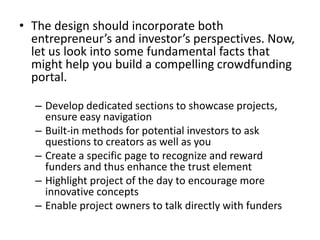 Roadmap to launch your crowdfunding platform: Business Model & features ...