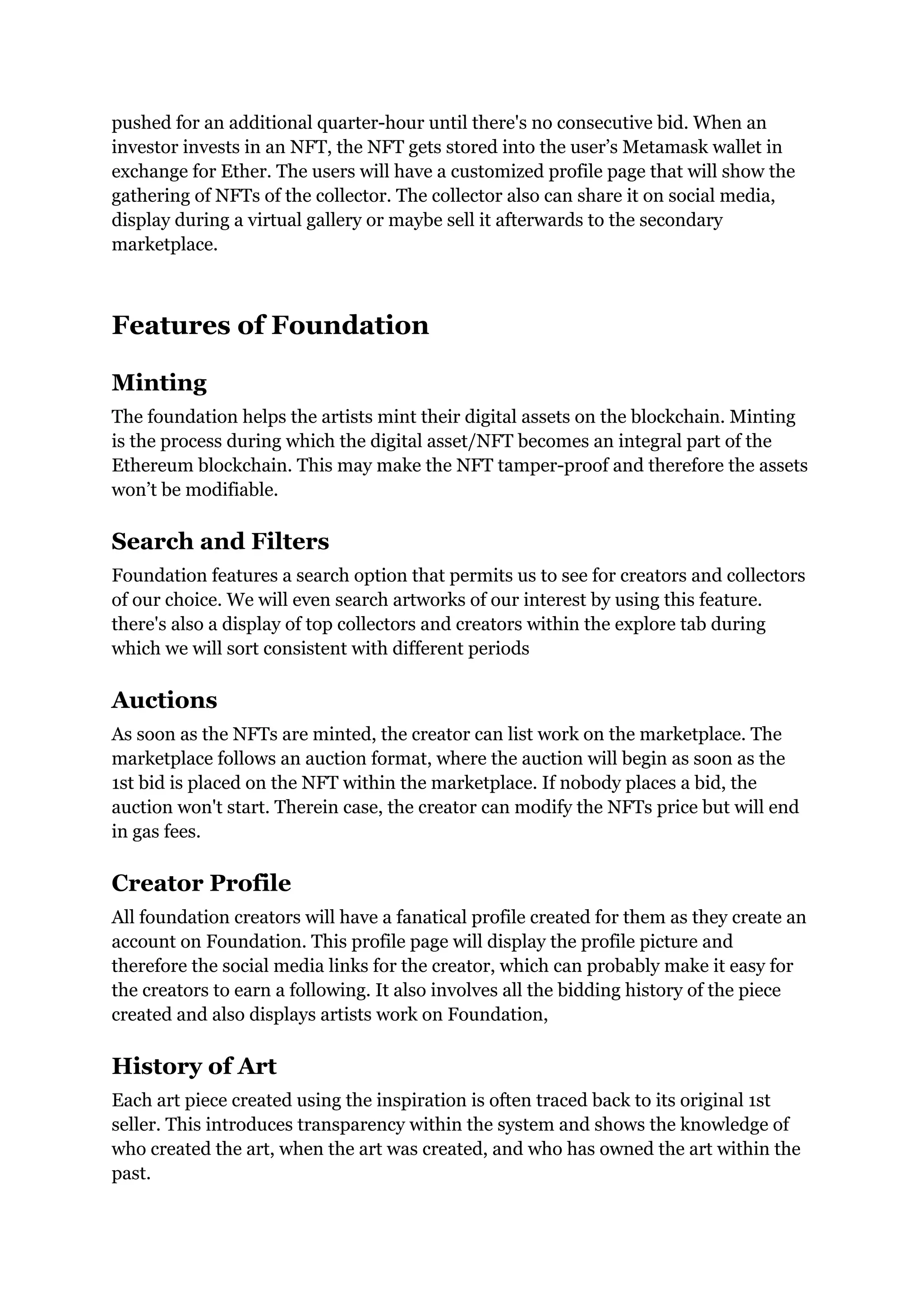 Launch your own nft marketplace like foundation | PDF Launch your own nft marketplace like foundation | PDF