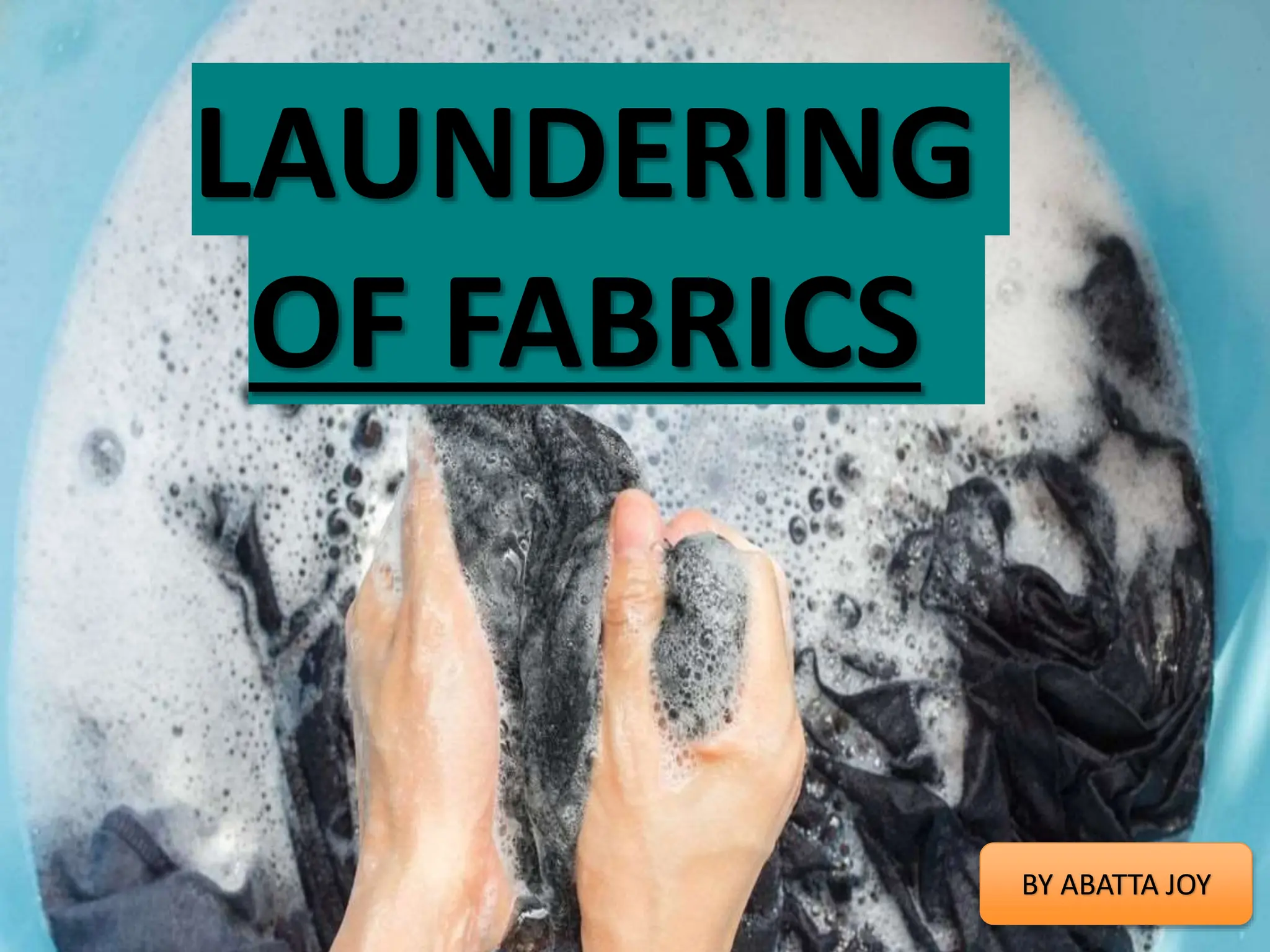 laundering agent and equipment.pptx for year 4 | PPTX