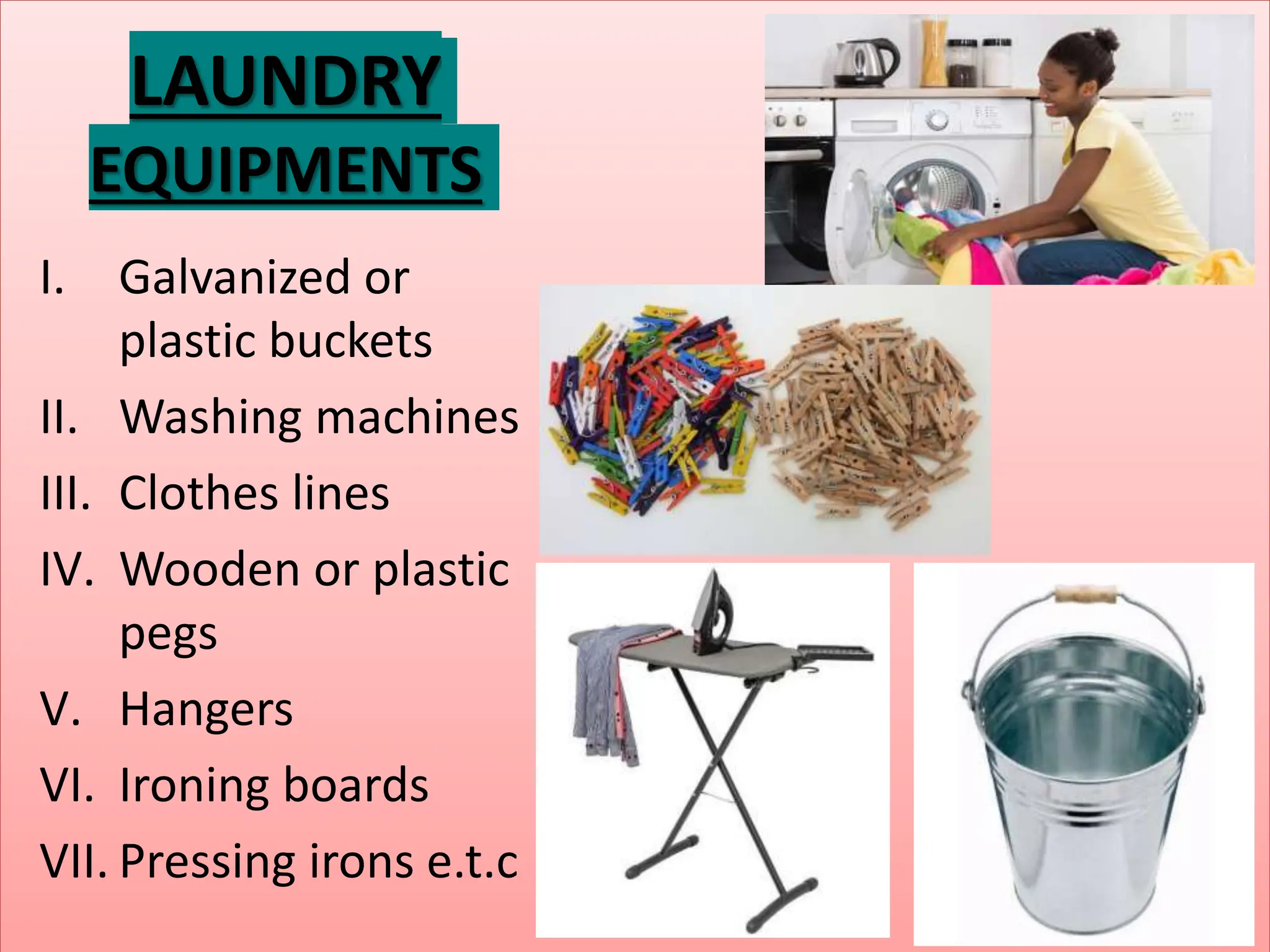 laundering agent and equipment.pptx for year 4 | PPT