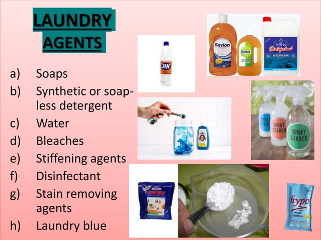 laundering agent and equipment.pptx for year 4 | PPTX