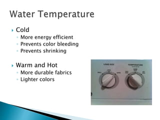 Cleaning of clothes Laundry .............................. | PPTX