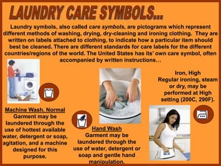 All you need to know about laundry and laundry care symbols | PPT