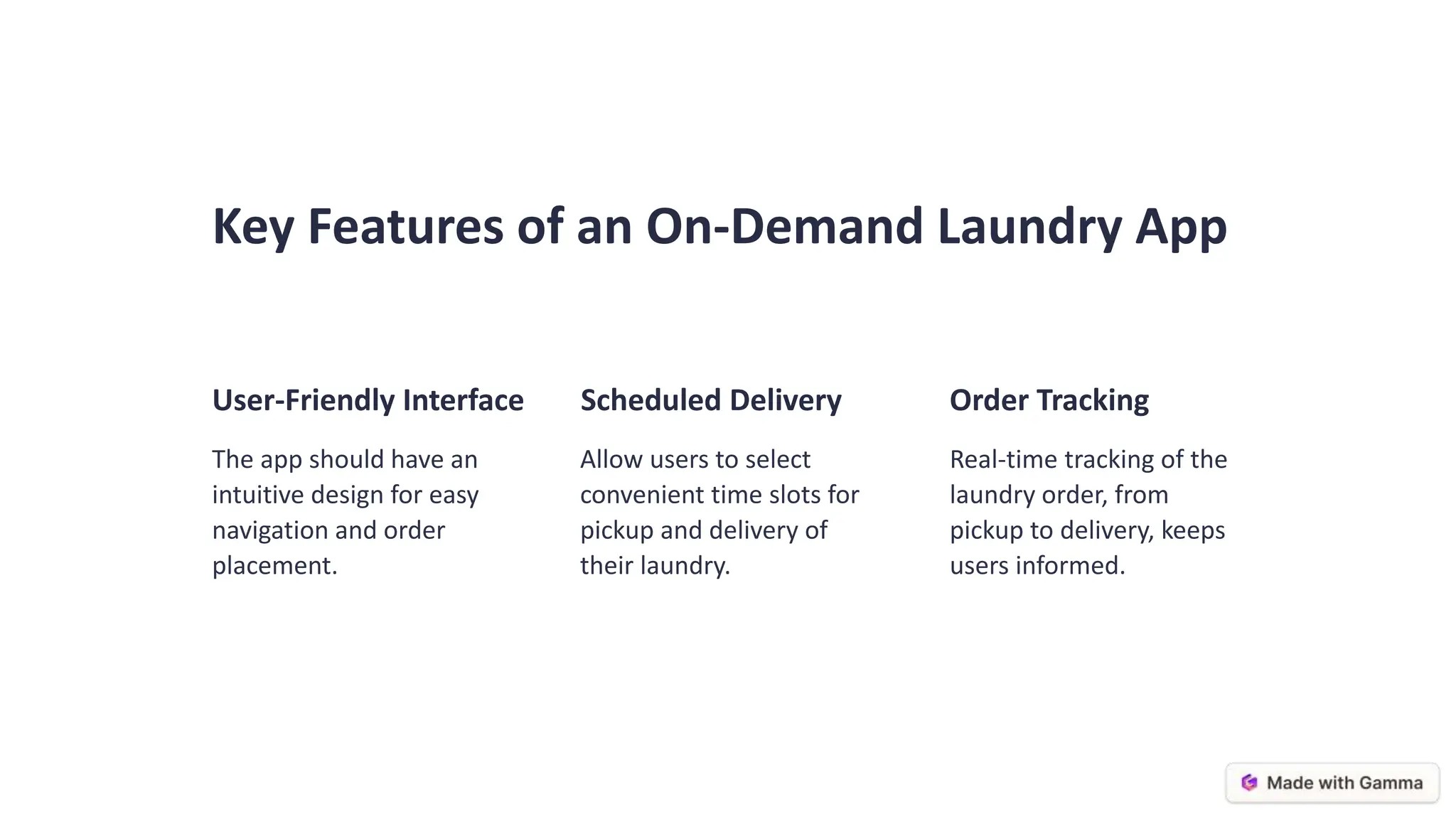 On-demand Laundry App Development: Cost and Features | PPT