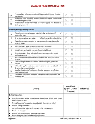 LAUNDRY HEALTH INSTRUCTION Form # HSEQ - LSI- Rev 2.docx