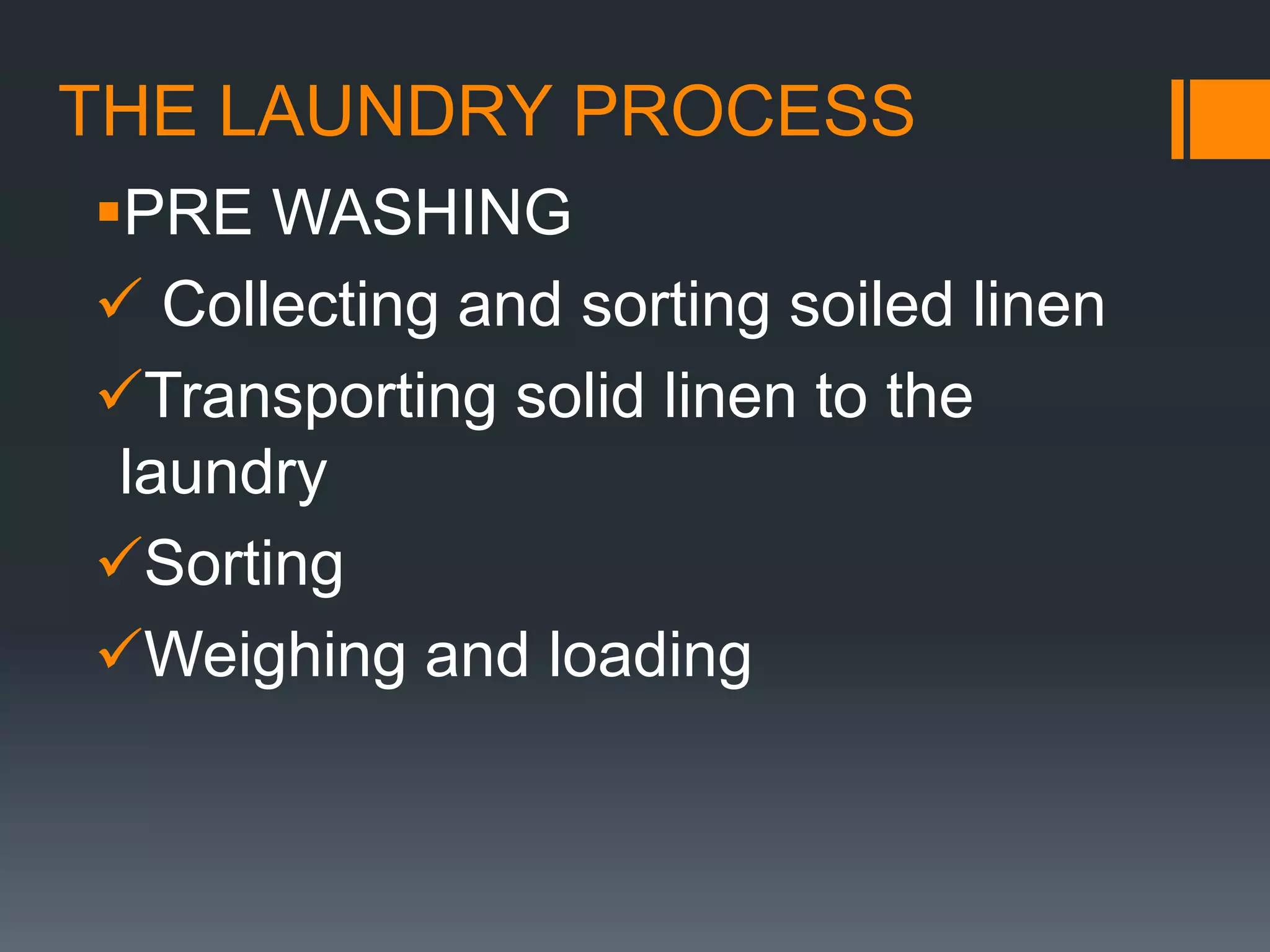 Laundry in housekeeping | PPTX