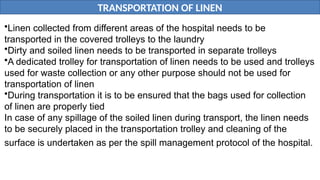 LAUNDRY MANAGEMENT PPT(G5).pptx for hopsital setting in Public | PPTX