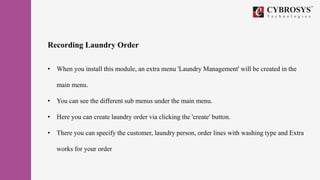 Laundry service management | PPTX