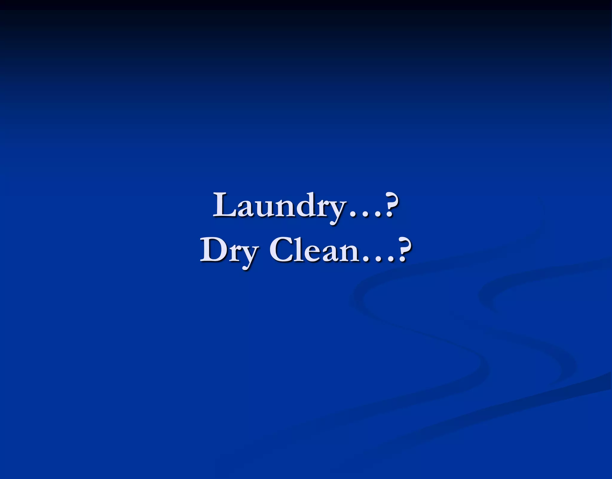 Laundry Training Program.ppt