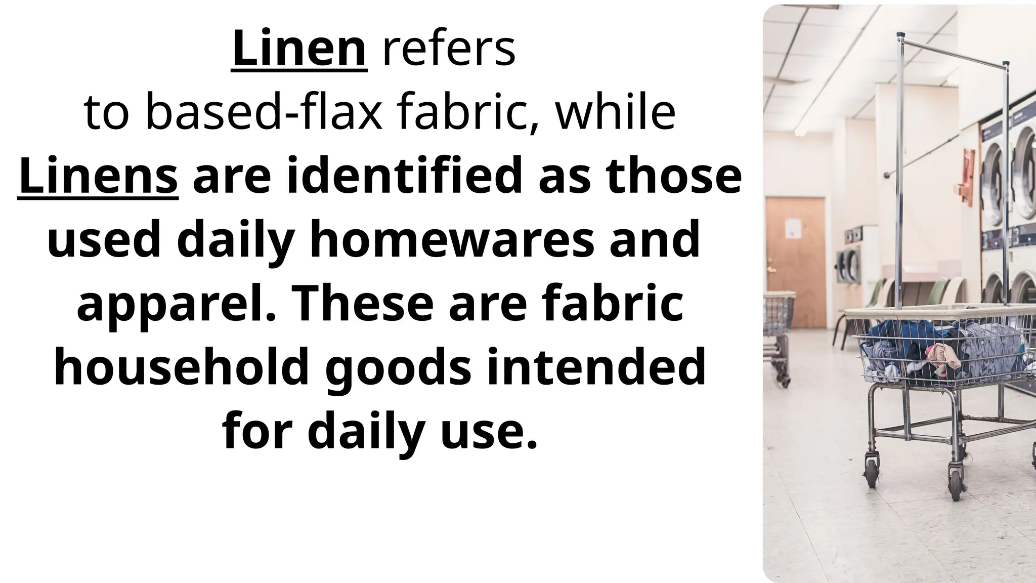 LAUNDRY TYPES OF LINEN.pptx laundry types of linen | PPTX