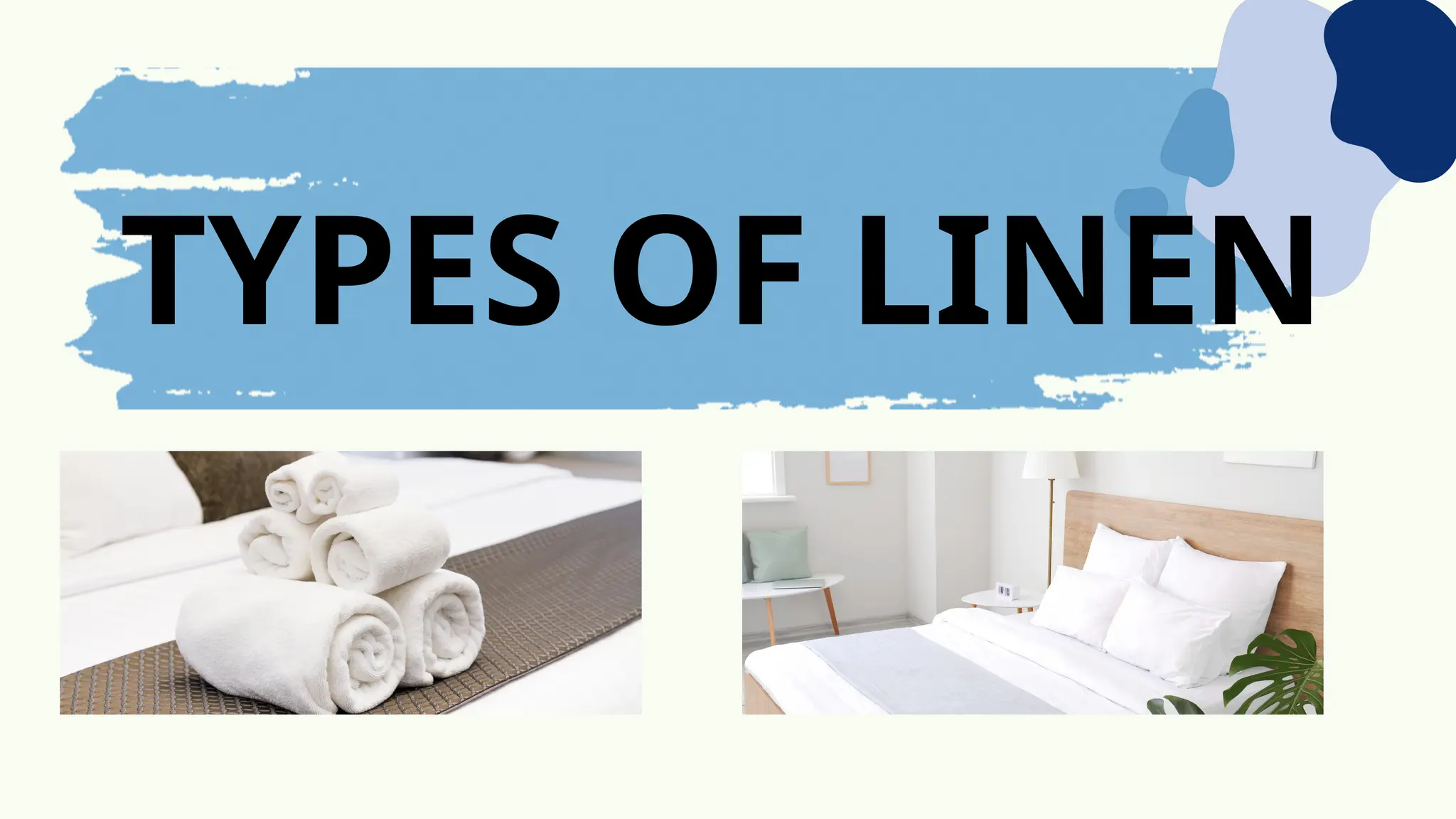 LAUNDRY TYPES OF LINEN.pptx laundry types of linen | PPTX