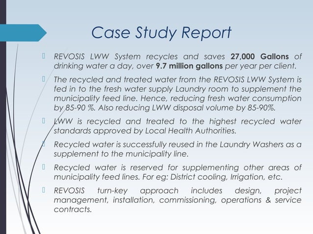 90% RECYCLING OF LAUNDRY WASTEWATER THROUGH MEMBRANES | PPT