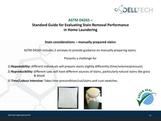 Laundry Care Products Performance Testing | PPTX