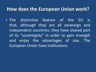 La union europea | PPT
