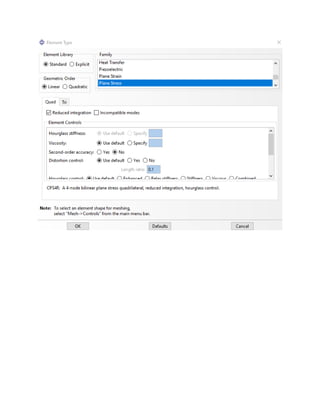 Tugas Metode Elemen Hingga ABAQUS Laura Aulia 104117023_problem4_no lampiran | PDF