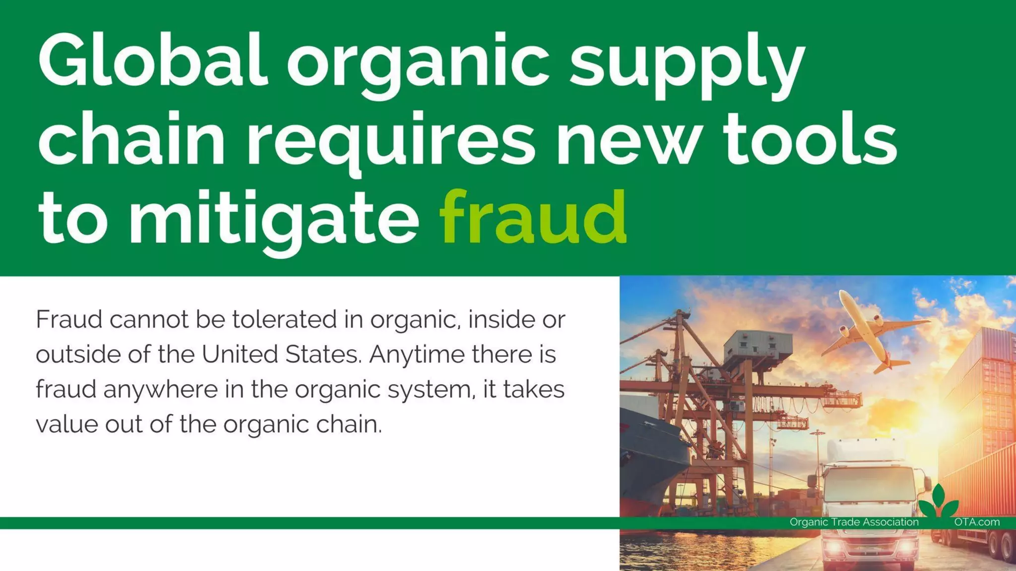 Private Sector Organic Fraud Prevention (Laura Batcha, OTA) | PDF