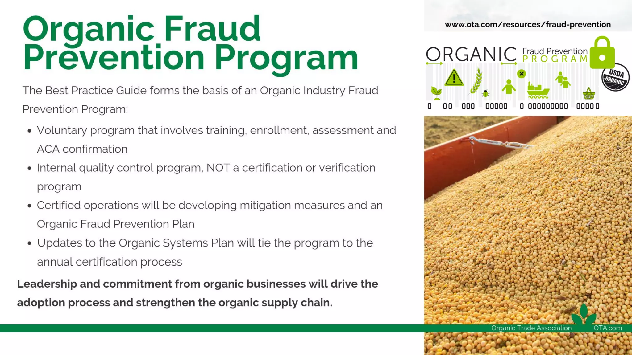 Private Sector Organic Fraud Prevention (Laura Batcha, OTA) | PDF