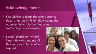 Laura Cowley - DHFS Placement Presentation (SHU) | PPTX