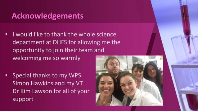 Laura Cowley - DHFS Placement Presentation (SHU) | PPTX