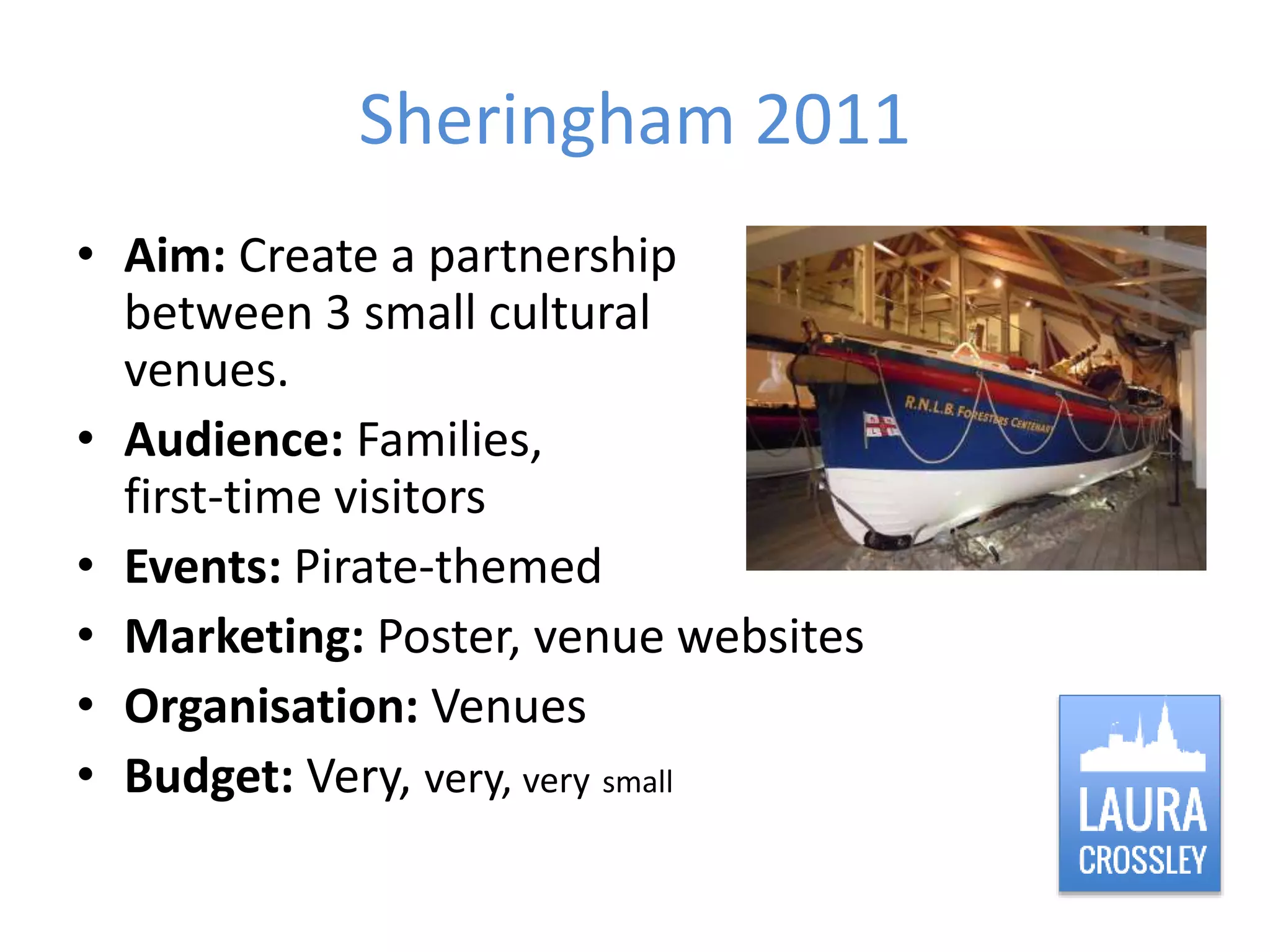 Laura Crossley: Top tips for Museums at Night clusters | PPTX